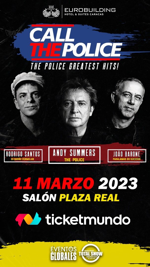 Call The Police llega a Venezuela con Andy Summers para rendir tributo ...