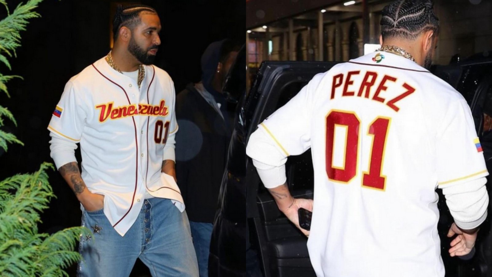 Drake lució la camiseta de la selección venezolana de béisbol ...