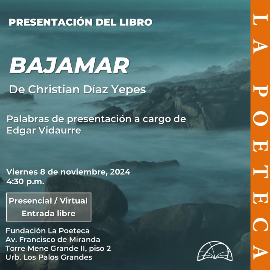PRESENTACIÓN DE LIBRO BAJAMAR DE CHRISTIAN DÍAZ YEPES - Centauri Magazine